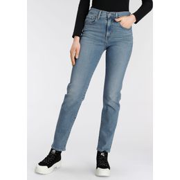 Levi's Straight-Jeans LEVI'S "724 High Rise Straight" Gr. 30, Länge 30, blau (blue, used denim) Damen Jeans Gerade