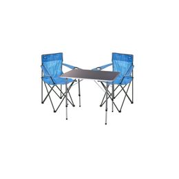 Mojawo Klappstuhl 3er Campingmöbel Set Outdoor Camping Stuhl Klapptisch klappbar