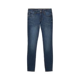 Tom Tailor Damen Alexa Skinny Jeans, blau, Uni, Gr. 25/32