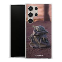 DeinDesign Galaxy S24 Ultra Handy Silikon H&uuml;lle Case transparent Handyh&uuml;lle The Child Star Wars Baby Yoda Silikon Case