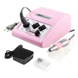 JSDA Profi Nagelfräser 30000 U/min mit Fußpedal für Maniküre Pediküre,Keine Vibration,Kein Lärm,Rosa