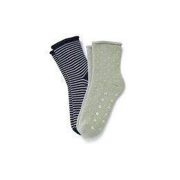 Tchibo 2 Paar Hygge-Socken - Dunkelblau/Gestreift - Gr.: 35-38