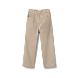 Tchibo Kinder-Wide-Leg-Jeans - Beige - Kinder - Gr.: 134