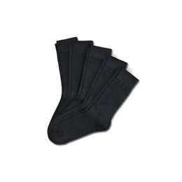 Tchibo 5 Paar Socken - Schwarz - Gr.: 41-43