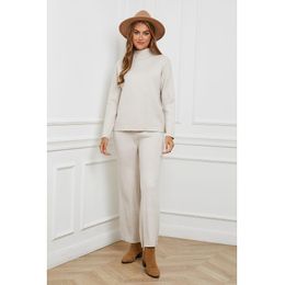 Soft Cashmere 2tlg. Outfit in Beige - 38/40