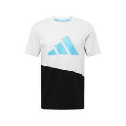 adidas Performance Funktionsshirt Herren Gr&ouml;&szlig;e M hellblau / schwarz / offwhite