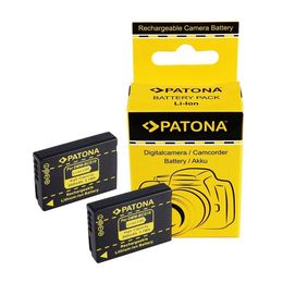 Patona 2x Akku für Panasonic DMW-BCG10 Kamera-Akku Ersatzakku 860 mAh (3