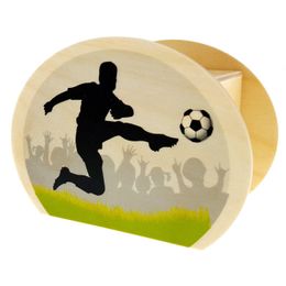 Hess Spielzeug Spardose Holzdekoration Spardose Fussball BxLxH 65x115x85mm NEU