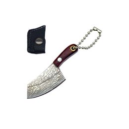 Daisred Schlüsselanhänger Mini-Messer-Set