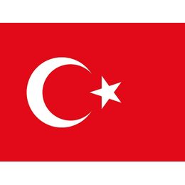 Taffstyle Flagge Fahne 150cm x 90 cm Fanartikel Land mit Metallösen Türkei