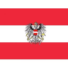 Taffstyle Flagge Fahne 150cm x 90 cm Fanartikel Land Metallösen Österreich mit Adler