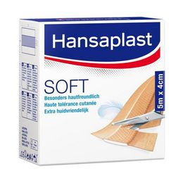 Beiersdorf AG Pflaster HANSAPLAST Soft Pflaster 4 cmx5 m Rolle 1 St (1 St)