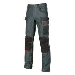 U-Power Arbeitshose Jeanshose Platinum Button Rust Jeans Größe 60
