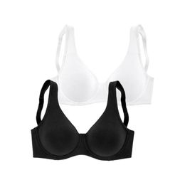 Petite Fleur Minimizer female Black, White size 105