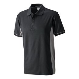 Promodoro Funktionsshirt Poloshirt Function Contrast schwarz/grau Größe XL