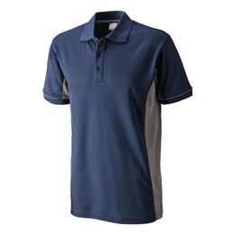 Promodoro Funktionsshirt Poloshirt Function Contrast navy-grau Größe XL