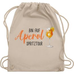 Shirtracer Turnbeutel Bin auf Aperol Spritztour JGA Mädelsabend Spritz Tour