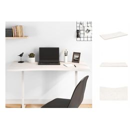 vidaXL Schreibtisch Schreibtischplatte Weiß 110x55x2