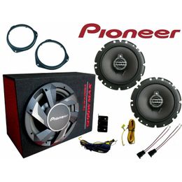 DSX Pioneer für Opel Corsa D 2006-2014 Aktiv Subwoofer Set Vorn 1600 W Auto-Lautsprecher (390 W)