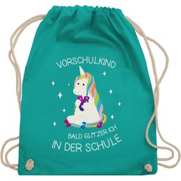 Shirtracer Turnbeutel Vorschul-Kind Einhorn