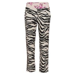 MONACO blue WEEKEND Jerseyhose Jogpant figurumspielend mit Zebra-Motiv