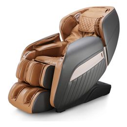 NAIPO MGC-A350BR, Massagesessel Shiatsu Massagestuhl Zero Gravity für Ganzkörper, mit Heizung, SL Track, Klopfen, Kneten, Luft-Massage-System, USB, Bluetooth 3D Surround Sound Musik, Für Zuhause und Büro - Braun