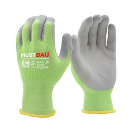 Mustbau Arbeitshandschuhe 12 Pack,Gartenhandschuhe Montagehandschuhe, Wiederverwendbar, Größe:XL