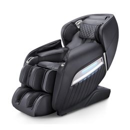 NAIPO Massagesessel Shiatsu Massagestuhl Zero Gravity für Ganzkörper, mit Heizung, SL Track, Klopfen, Kneten, Luft-Massage-System, USB, Bluetooth 3D Surround Sound Musik, Für Zuhause und Büro, Schwarz