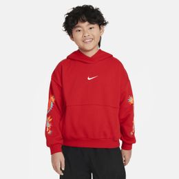 Nike Sportswear Icon Fleece "Lunar New Year" Hoodie für ältere Kinder - Rot