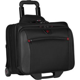 Wenger Business-Trolley Potomac, 2 Rollen, mit 17,3-Zoll Laptopfach & abnehmb. Tasche für Laptops bis 15,6-Zoll, schwarz