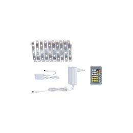 Paulmann LED-Streifen MaxLED 250 Basisset 3m IP20 2700-6500K 11W 230/24V 24VA Silber, 1-flammig, TunableWhite, silberfarben