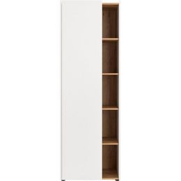 Andas Aktenschrank Njavve mit griffloser Tür & 4 Regalböden, kratzfeste Oberfläche, Höhe 188 cm, Made in Germany, weiß