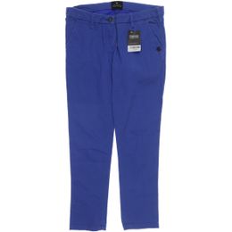 Maison Scotch Damen Stoffhose, blau, Gr. 38