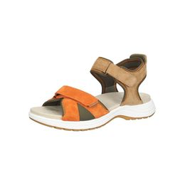 Ara Shoes Leder-Sandalen in Hellbraun - 38