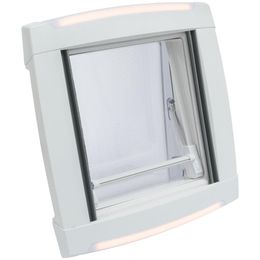 MPK Dachhaube VisionStar M LED, f. Dachstärke 25-60 mm, 400 x 400 mm, signalweiß