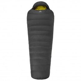 Mountain Equipment - Helium GT 400 - Daunenschlafsack Gr Regular - Body Size: 185 cm Zip: Left Grau