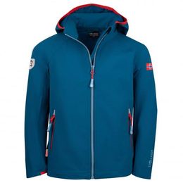 Trollkids - Kid's Kvalvika Jacket - Softshelljacke Gr 140 blau