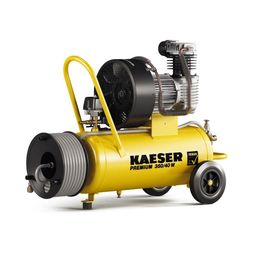 Kaeser Handwerkerkompressor Premium 350/40 "Wechselstrom" - 230 V / inkl. Schlauchaufroller + 15 m Schlauch