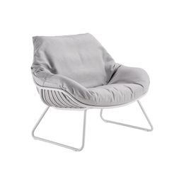 solpuri Chill Lounge Sessel XL Aluminium White PastelBlue