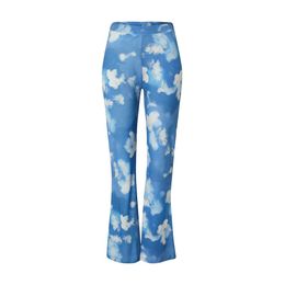 Nasty Gal Hose Damen Größe 38 blau / pastellblau / hellblau / weiß