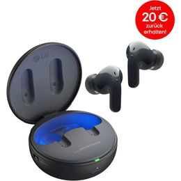 LG TONE-DT90Q In-Ear-Kopfhörer (Active Noise Cancelling (ANC), Sprachsteuerung, UV-Reinigung, Google Assistant, Siri, Bluetooth), schwarz