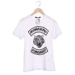 Roberto Cavalli Herren T-Shirt, weiß, Gr. 48