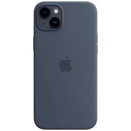 Apple Silicon Case MagSafe Case Apple iPhone 14 Plus Blau Induktives Laden, Stoßfest