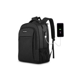 TAN.TOMI Rucksack Laptop-Rucksack Herren mit USB-Ladebuchse