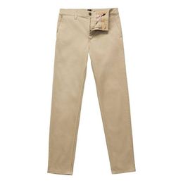 BOSS Orange Chinohose Chino_tapered mit Boss Logo hinten, braun