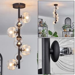 hofstein Chehalis Deckenleuchte Glas 10 cm Klar, 8-flammig