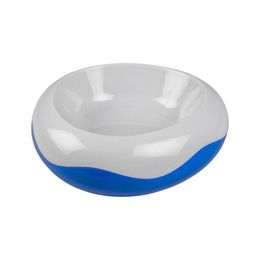 DUVO+ Futterbehälter Kühlnapf weiß/blau für Katzen