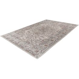 Teppich Kayoom "Percy 300" Teppiche Gr. B/L: 160 cm x 230 cm, 13 mm, 1 St., beige Baumwollteppiche