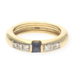 JuwelmaLux Fingerring JuwelmaLux Ring JL30-07-0593-52 750/000 (18 Karat) Gold mit Saphir und (kein Set
