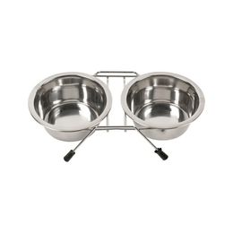 DUVO+ Futterbehälter Dinner Set Napfständer + Näpfe für Katzen